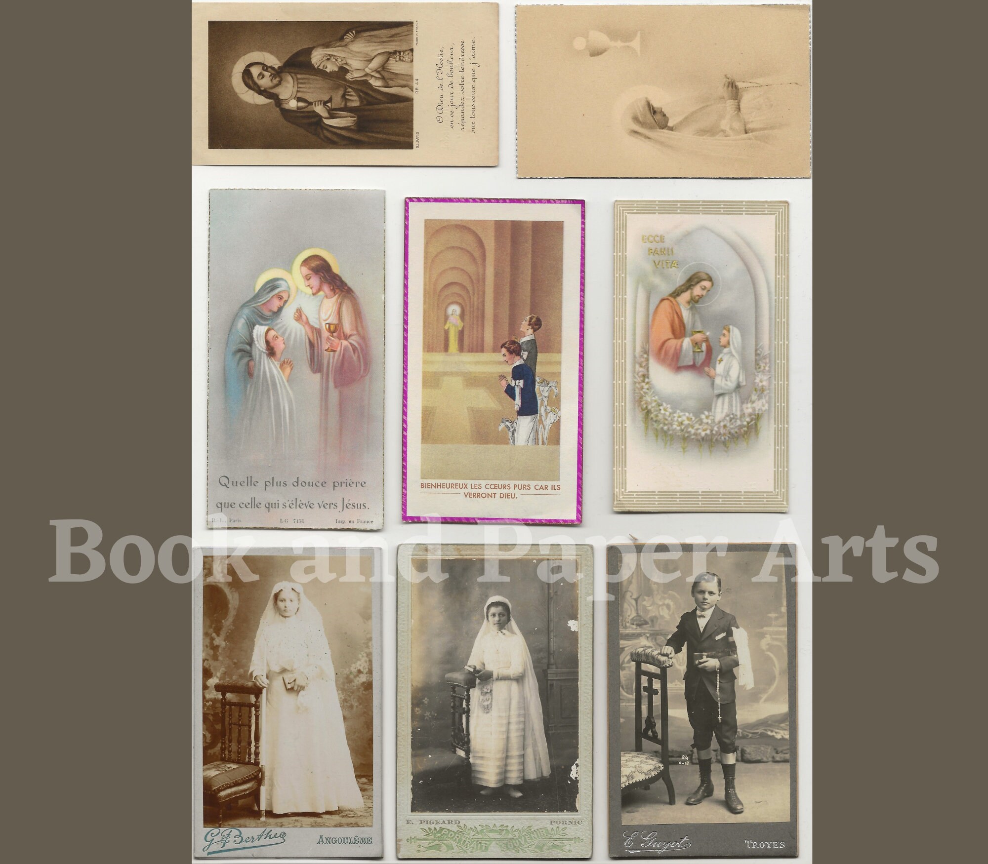 Vintage First Communion 134 Printable Images: Photos, Post Cards, Holy ...