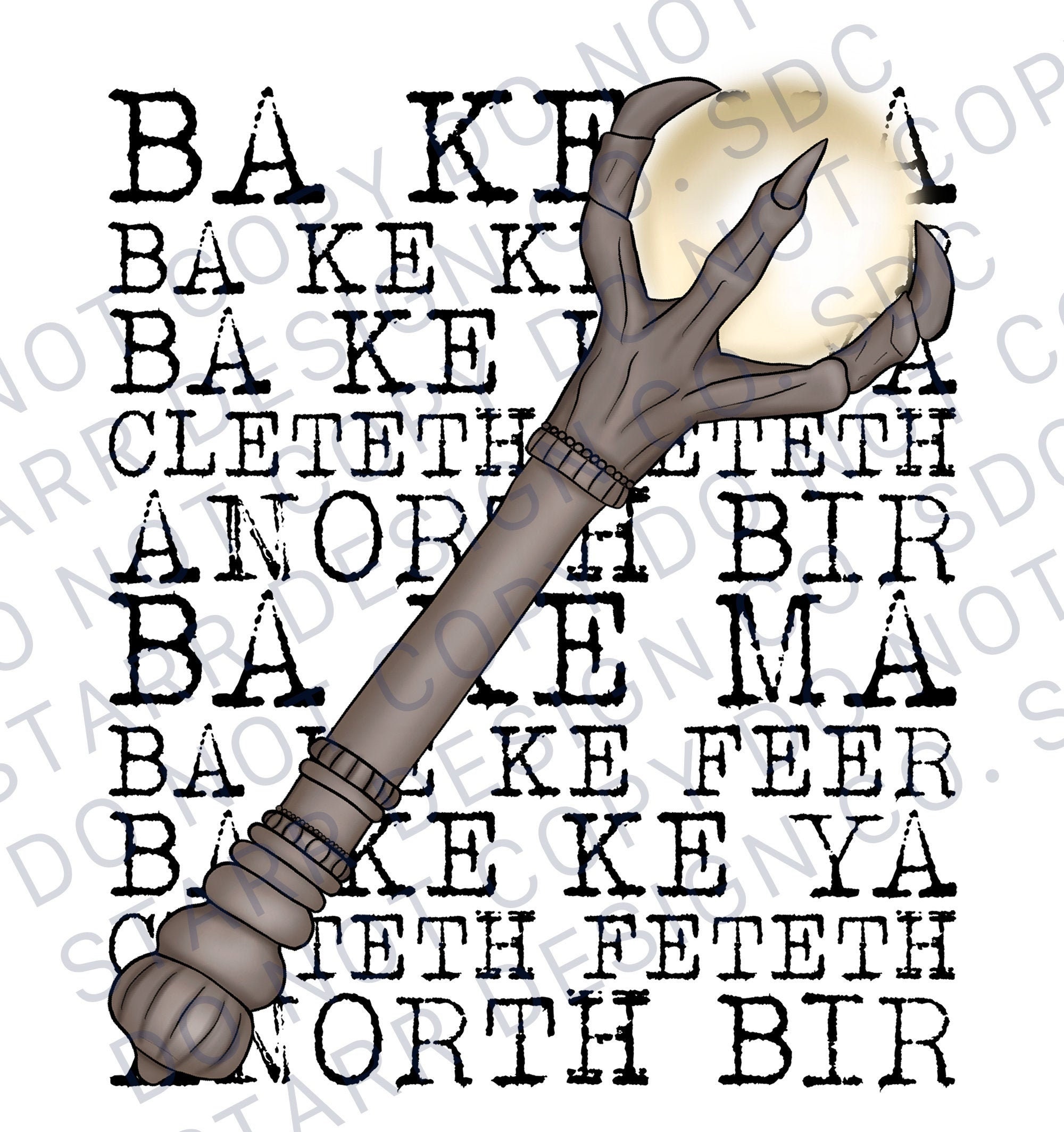 Talisman Spell Halloweentown - Ready to Press Sublimation Transfer ...
