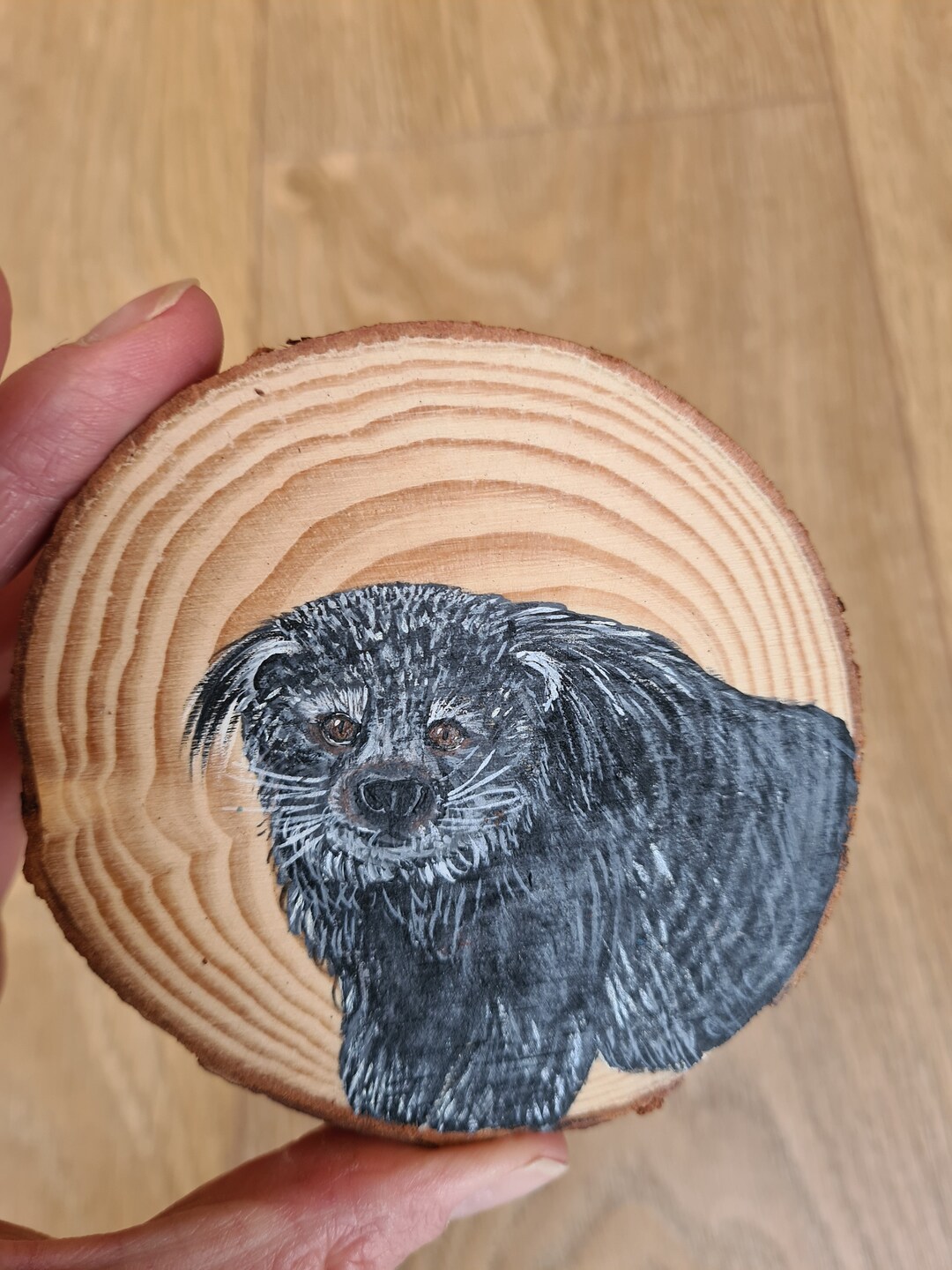 Binturong Painting Hand Painted Gift Animal Wood Art Cute - Etsy