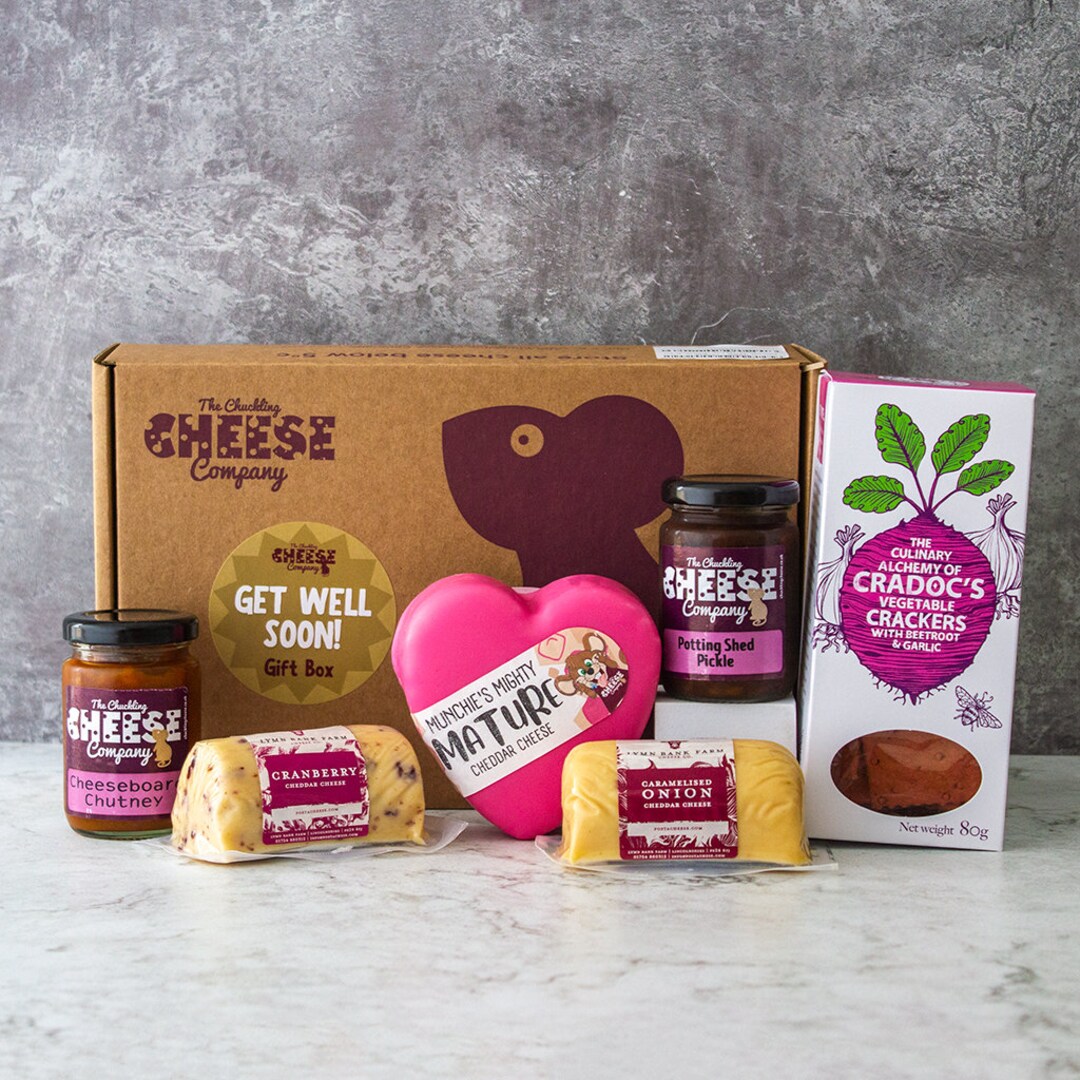 Get Well Soon Gift Pack Get Well Cheese Gift Hamper Get Well Soon ...