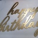 HAPPY BIRTHDAY Wood Sign Cut Out - Etsy