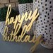 HAPPY BIRTHDAY Wood Sign Cut Out - Etsy