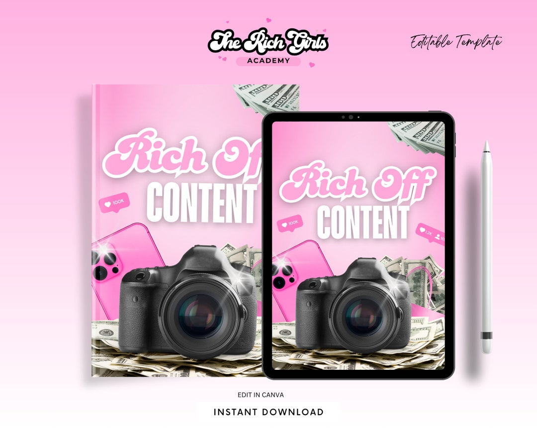 PLR, Rich off Content Ebook, White Label Planner, Done for You, Content ...