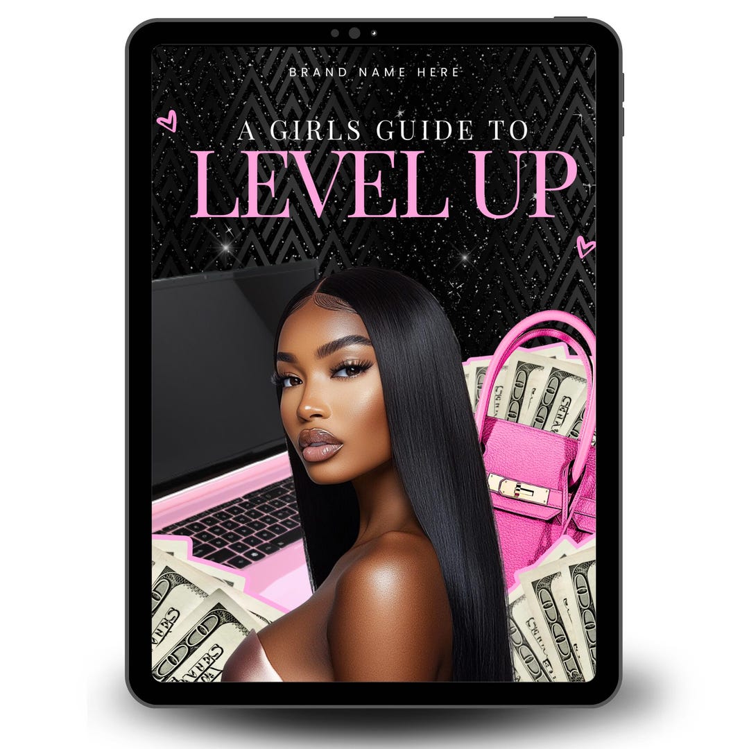 Editable Ebook Cover Template | DIY Canva Ebook Cover | PLR Level up Ebook Cover | Customizable ...