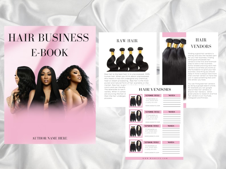 White Label Vendor Ebook. Ebook Hair Vendors Profitable - Etsy