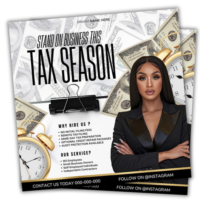 Tax Flyers - Etsy