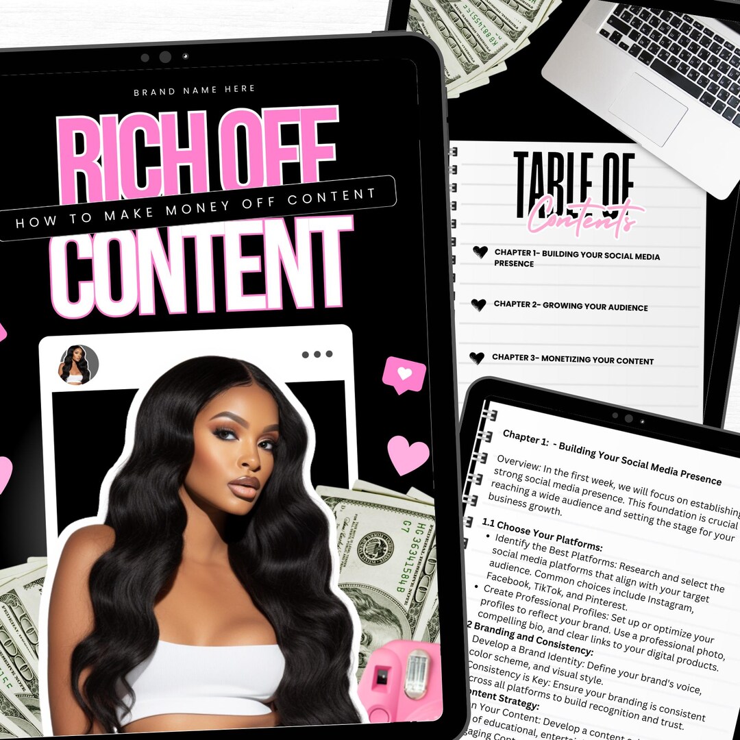 Rich off Content Plr Ebook , Content Creator Plr Ebook, Resell Digital ...