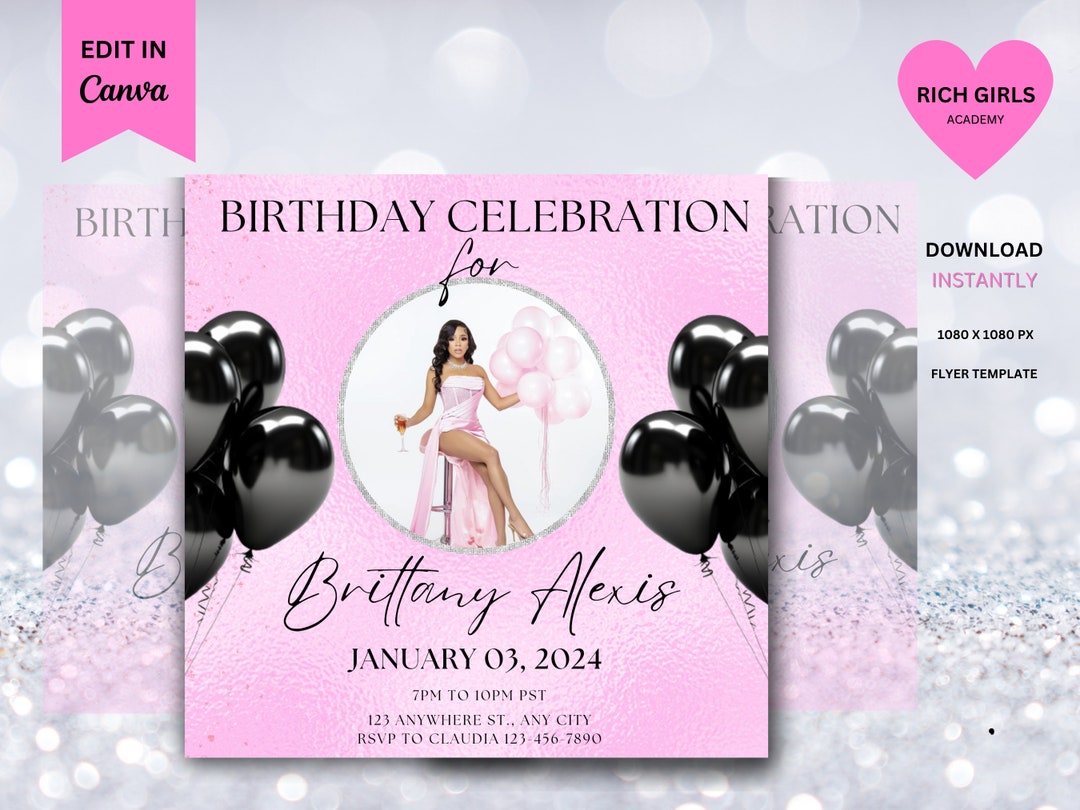 Birthday Flyer CEO Birthday Flyer Birthday Template - Etsy