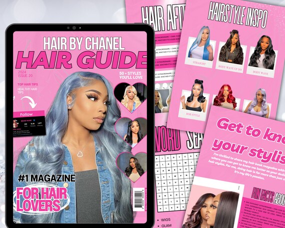 Magazine Hairstyle Page