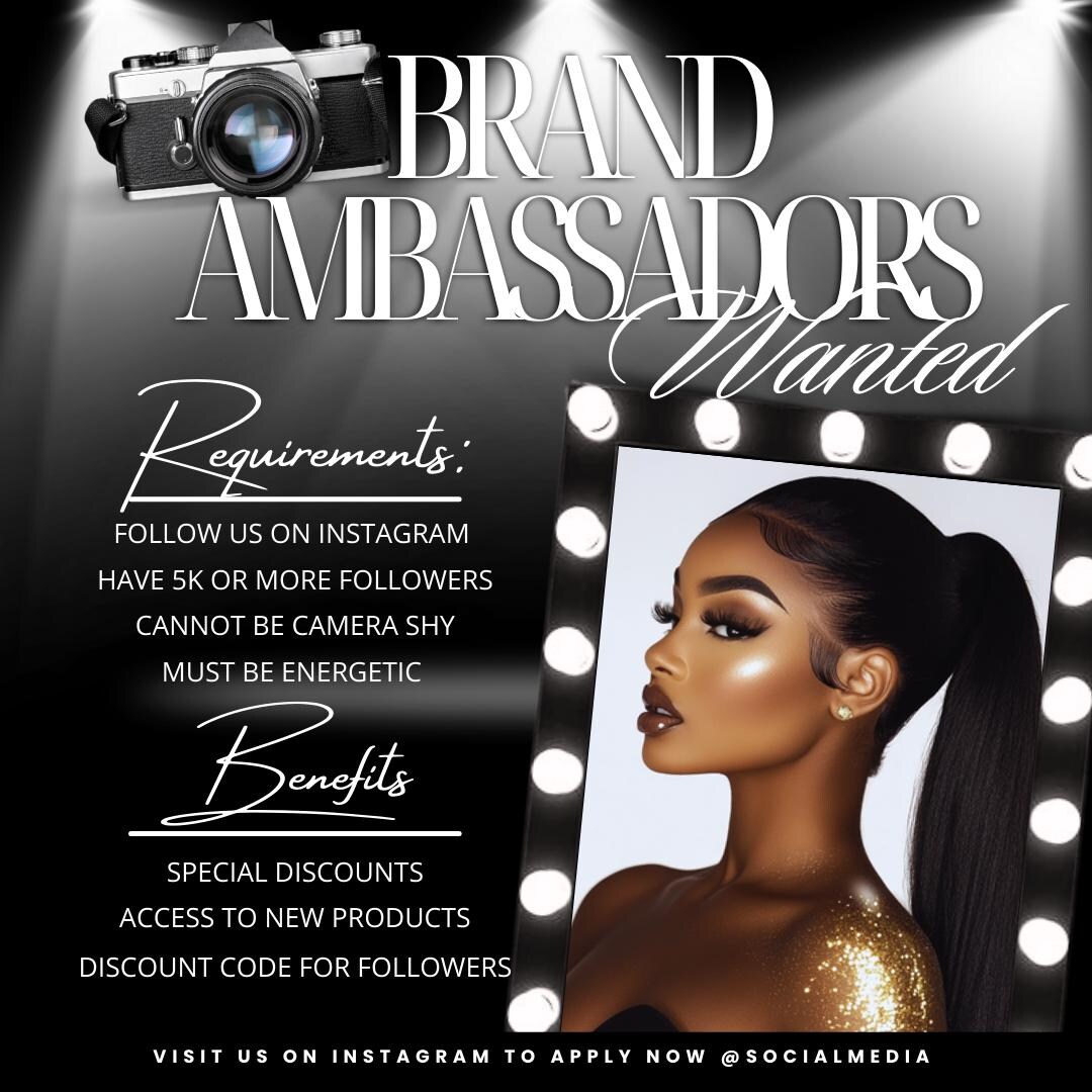 Brand Ambassador Flyer, Influencer Flyer, Brand Flyer, Beauty Flyer ...