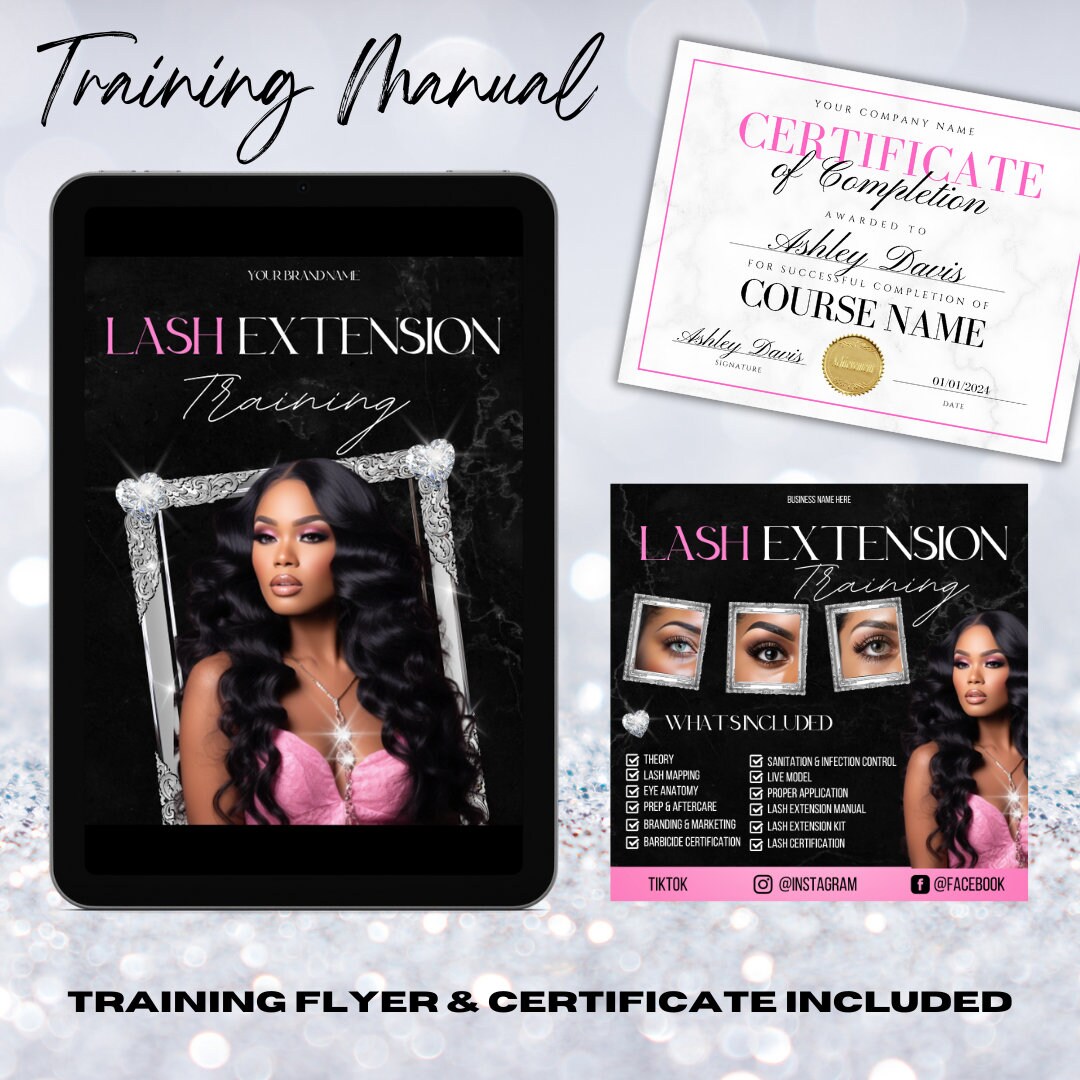 Lash Training Manual, PLR Ebook, Lash Training, Ebook, PLR , Lash ...