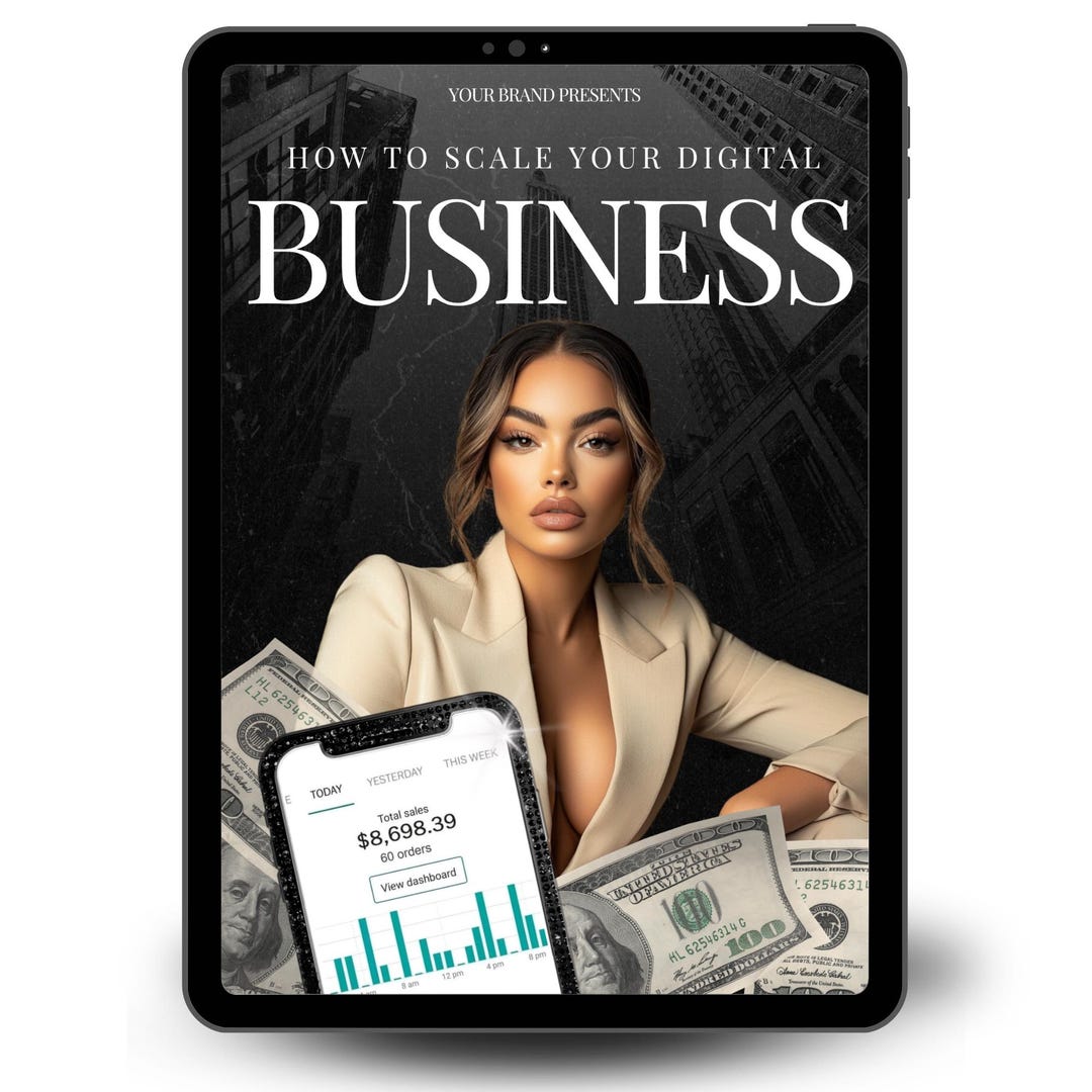 Editable Ebook Cover Template | DIY Canva Ebook Cover | PLR Business ...