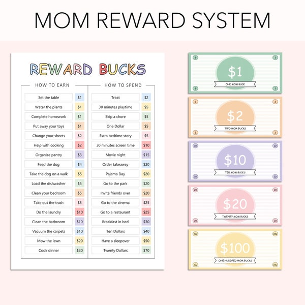 Kids Reward System - Etsy