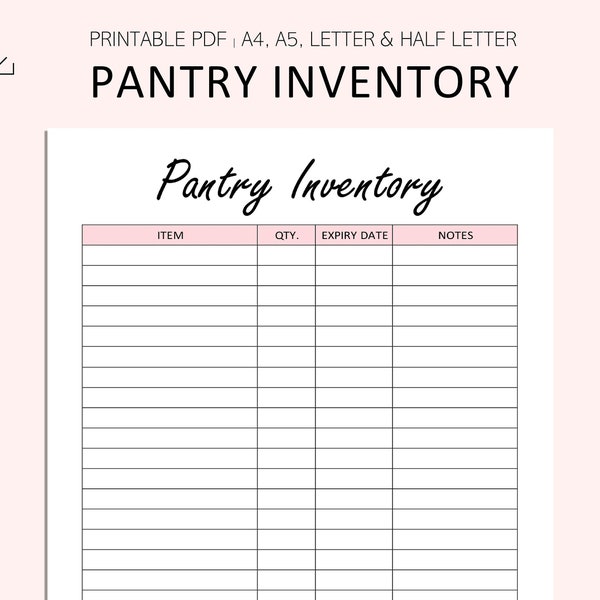 Food Expiration Tracker - Etsy