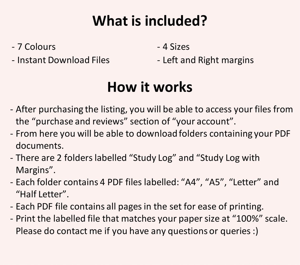 Study Log Printable - Study Hours Tracker - Revision Log - Hours Spent ...