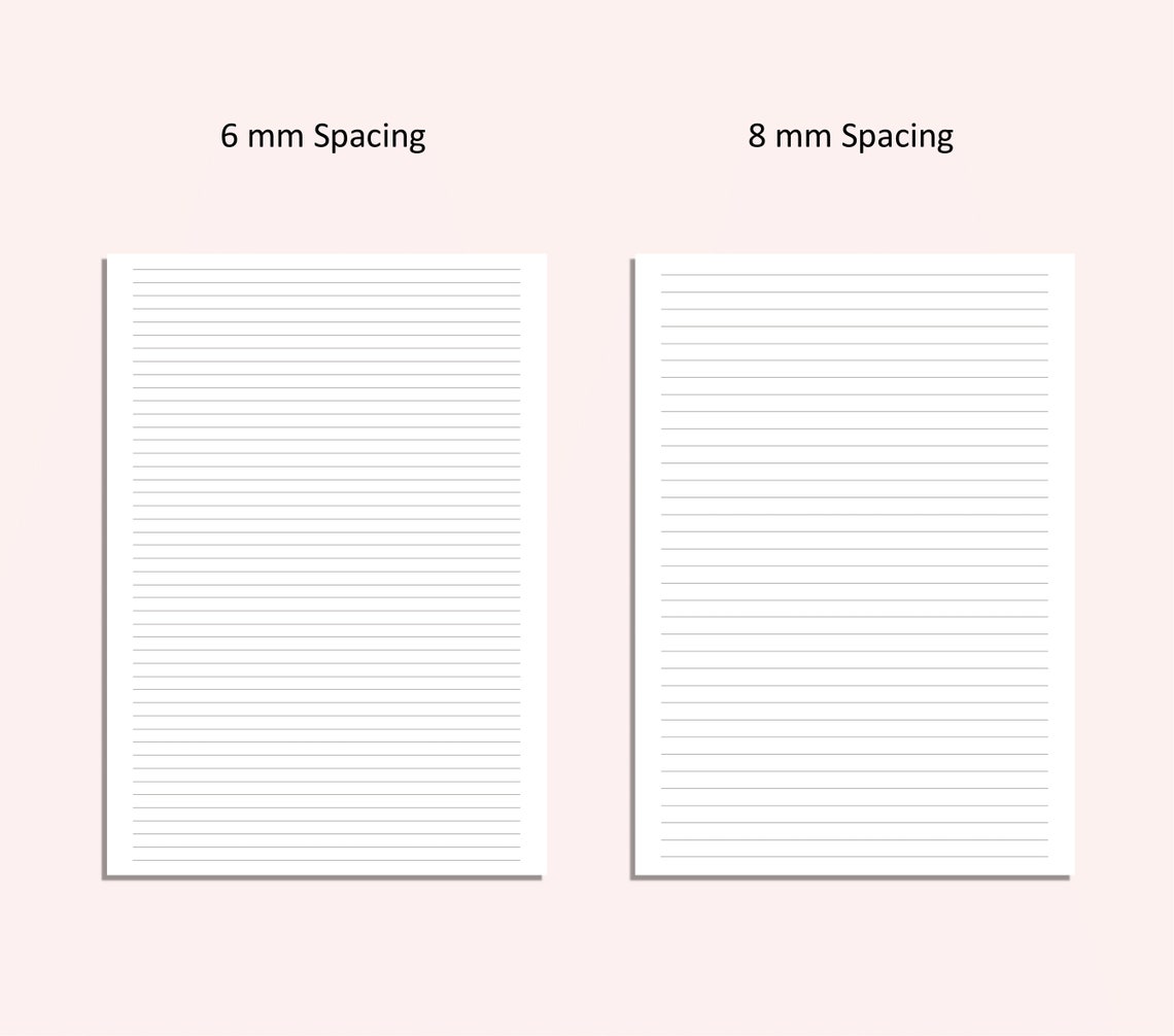 Printable Lined Page - Lined Sheets Printable - Lined Notes Printable ...