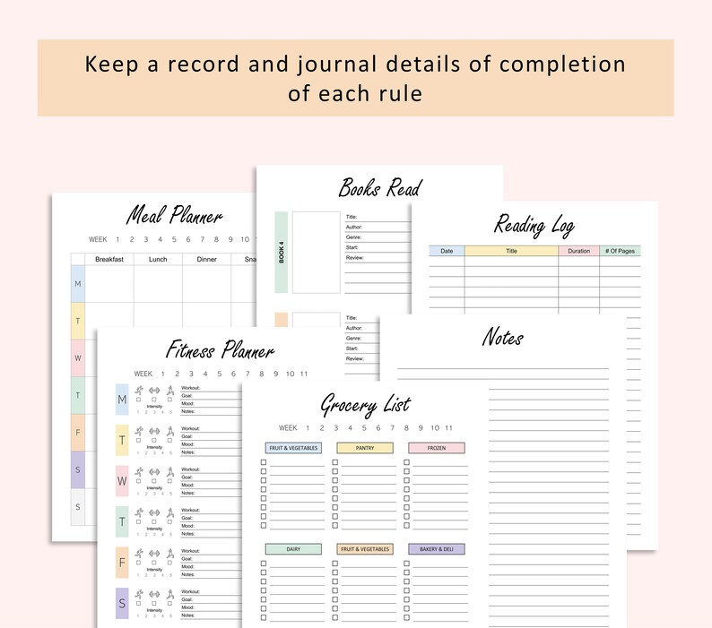 Editable 75 Soft Challenge Printable Set - 75 Soft Tracker - 75 Soft ...