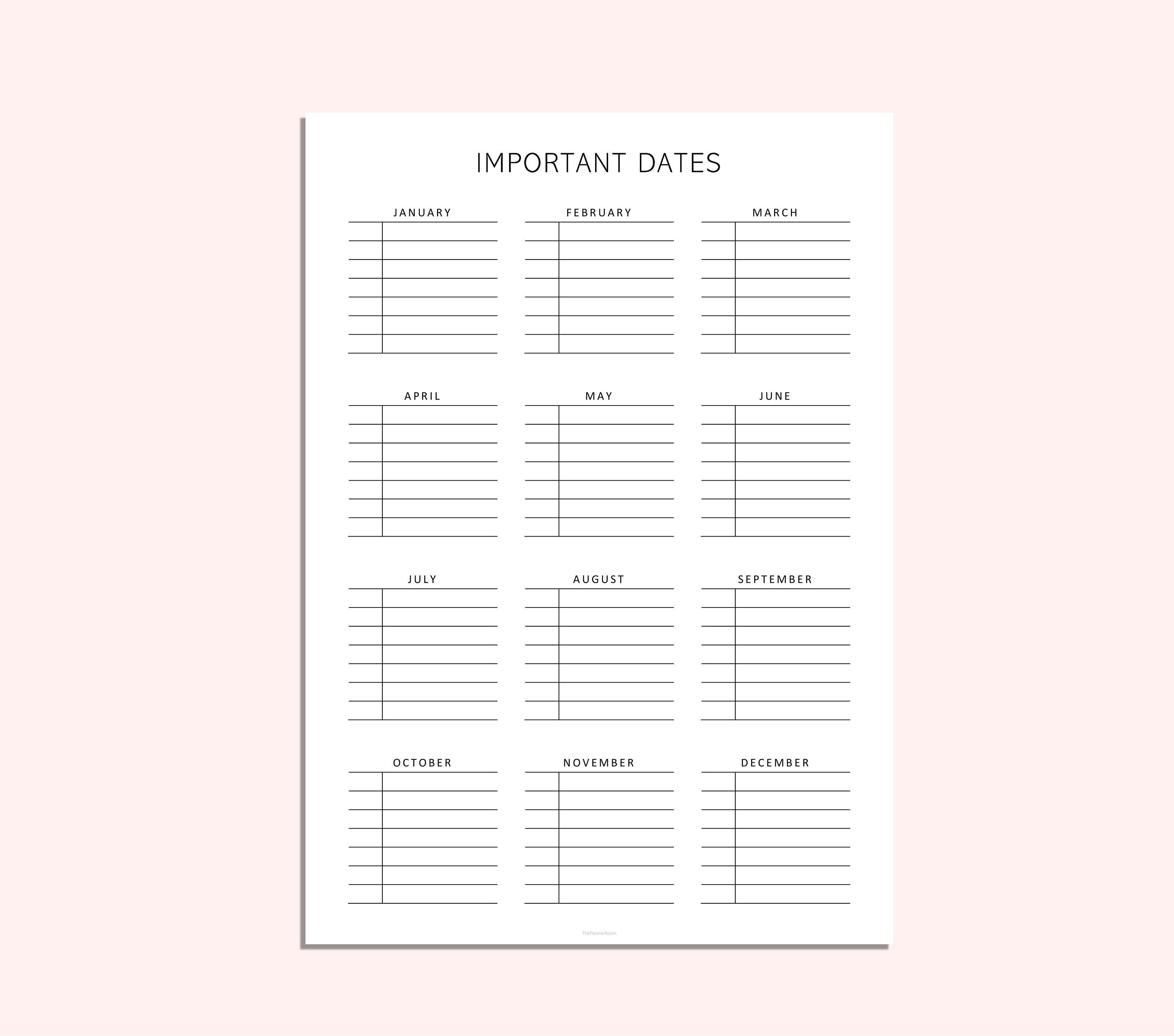 2023 Calendar 2023 Important Dates Key Dates List Important Days List ...