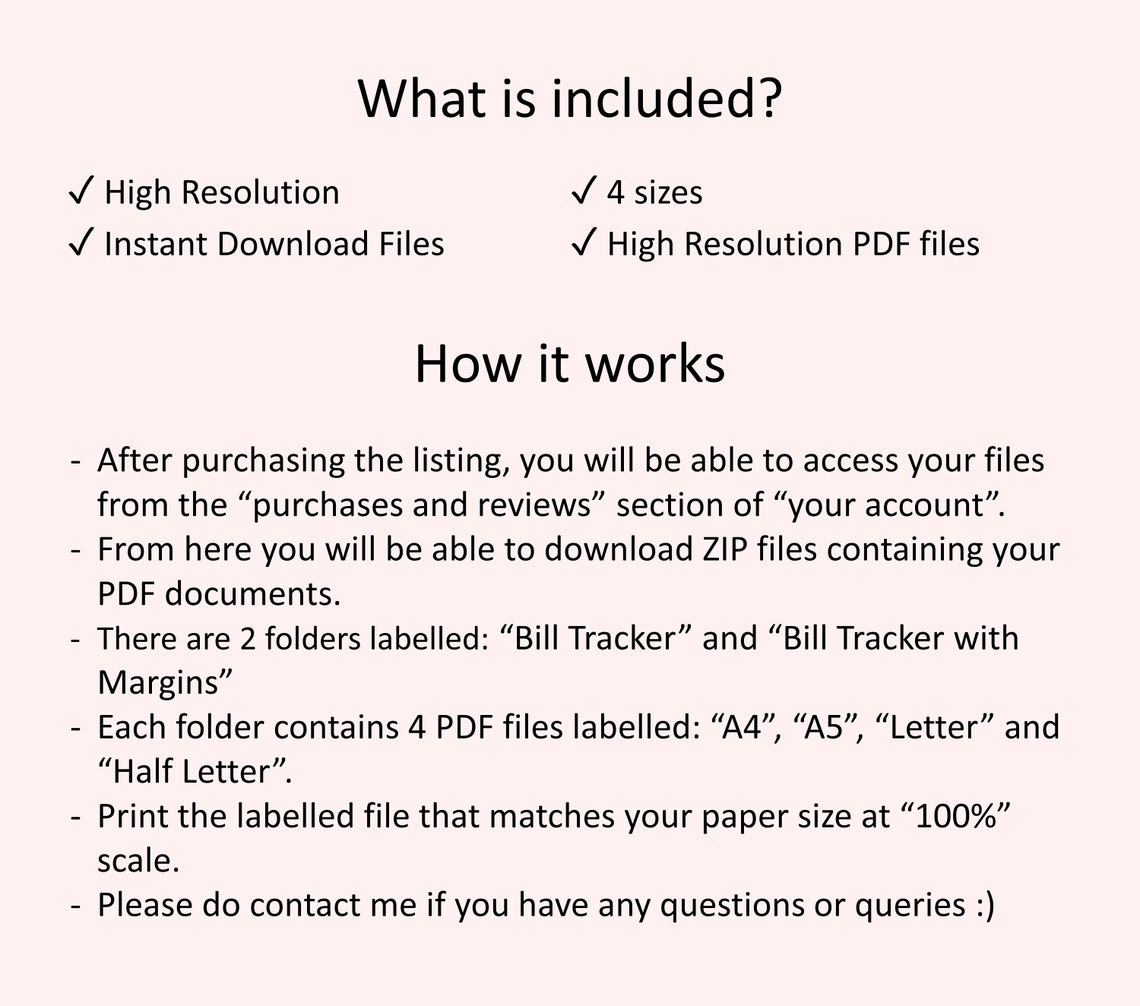 Editable Bill Tracker Tracker - Bill Log - Annual Bill Log - Utility ...