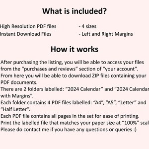 2024 Rainbow Calendar 2024 Printable Calendar 2024 Digital Calendar ...