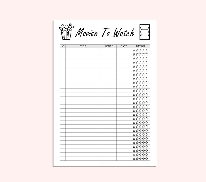 Movie Lovers Journal - Movie Tracker - Series Tracker - Movie and ...