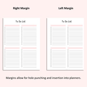 Editable to Do List - 4 Category to Do List Printable - Editable ...