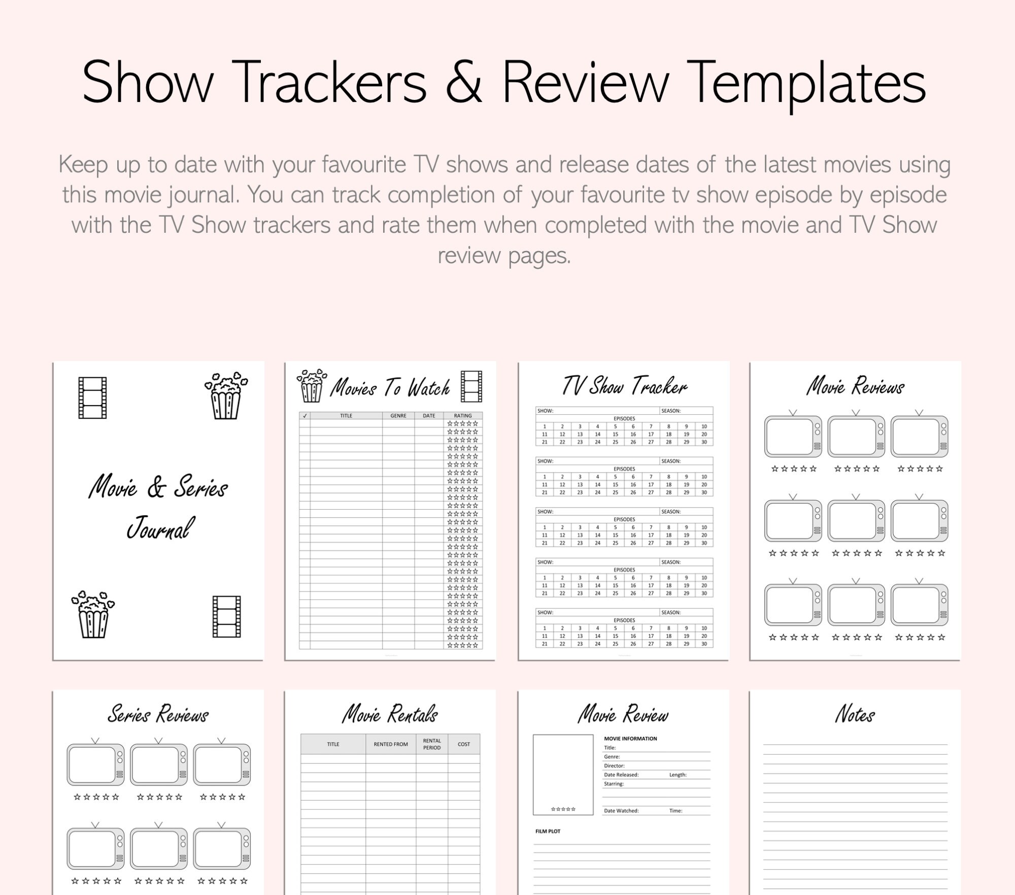 Movie Lovers Journal - Movie Tracker - Series Tracker - Movie and ...