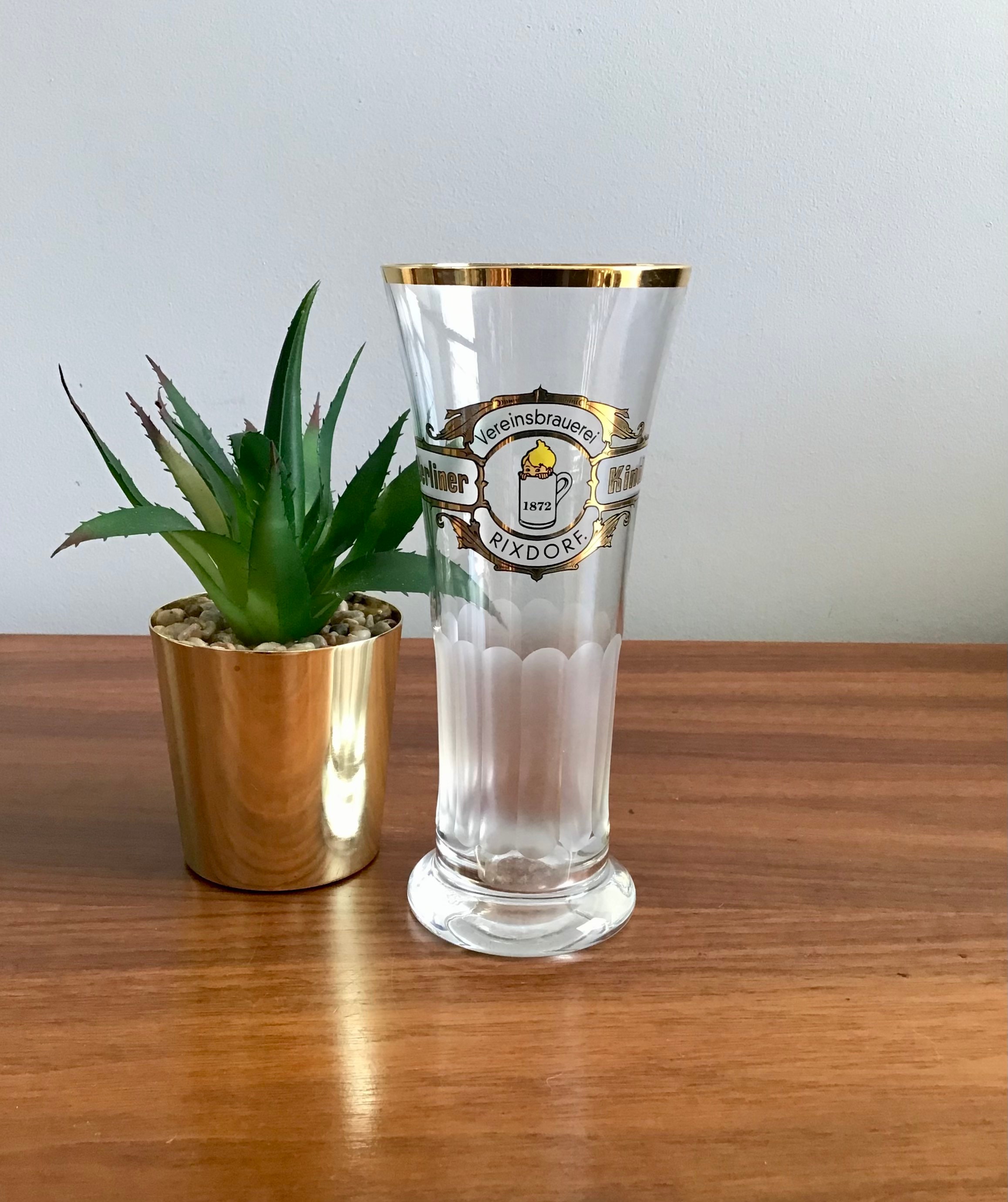 Vintage Rastal Beer Glass Berliner Kindl German Crystal Dated - Etsy