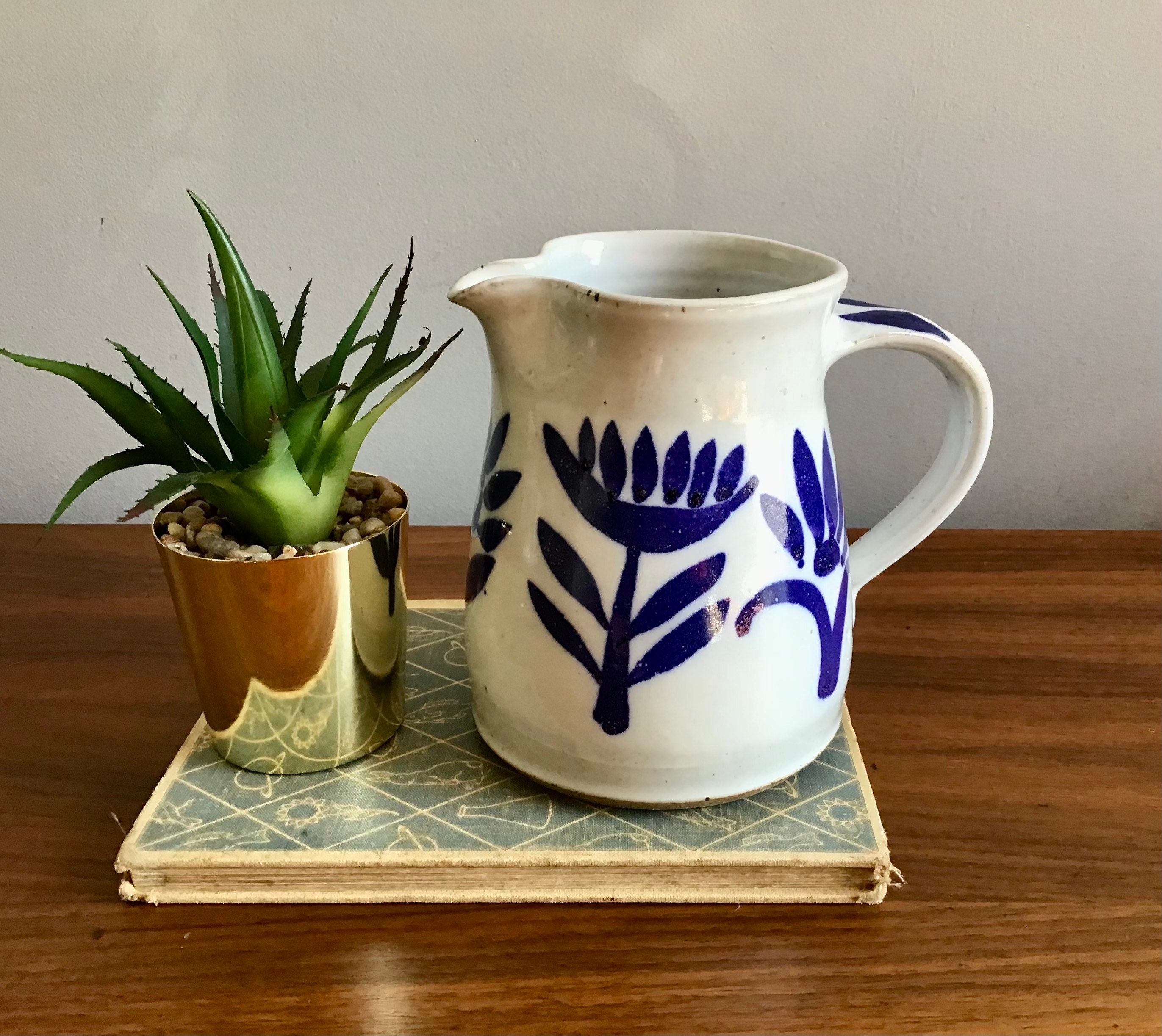 Vintage Karl Sporck Art Pottery Small Pitcher Michigan | Etsy