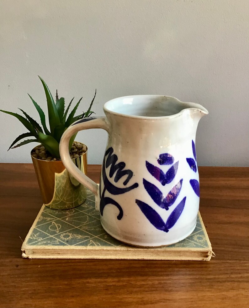 Vintage Karl Sporck Art Pottery Small Pitcher Michigan | Etsy