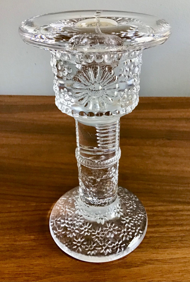 Vintage Kosta Boda Daisy Candlestick by Rolf Sinnemark - Etsy