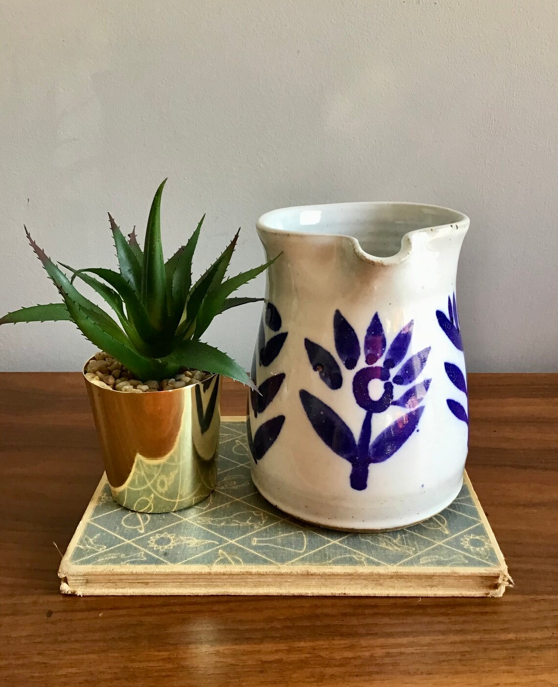 Vintage Karl Sporck Art Pottery Small Pitcher Michigan | Etsy