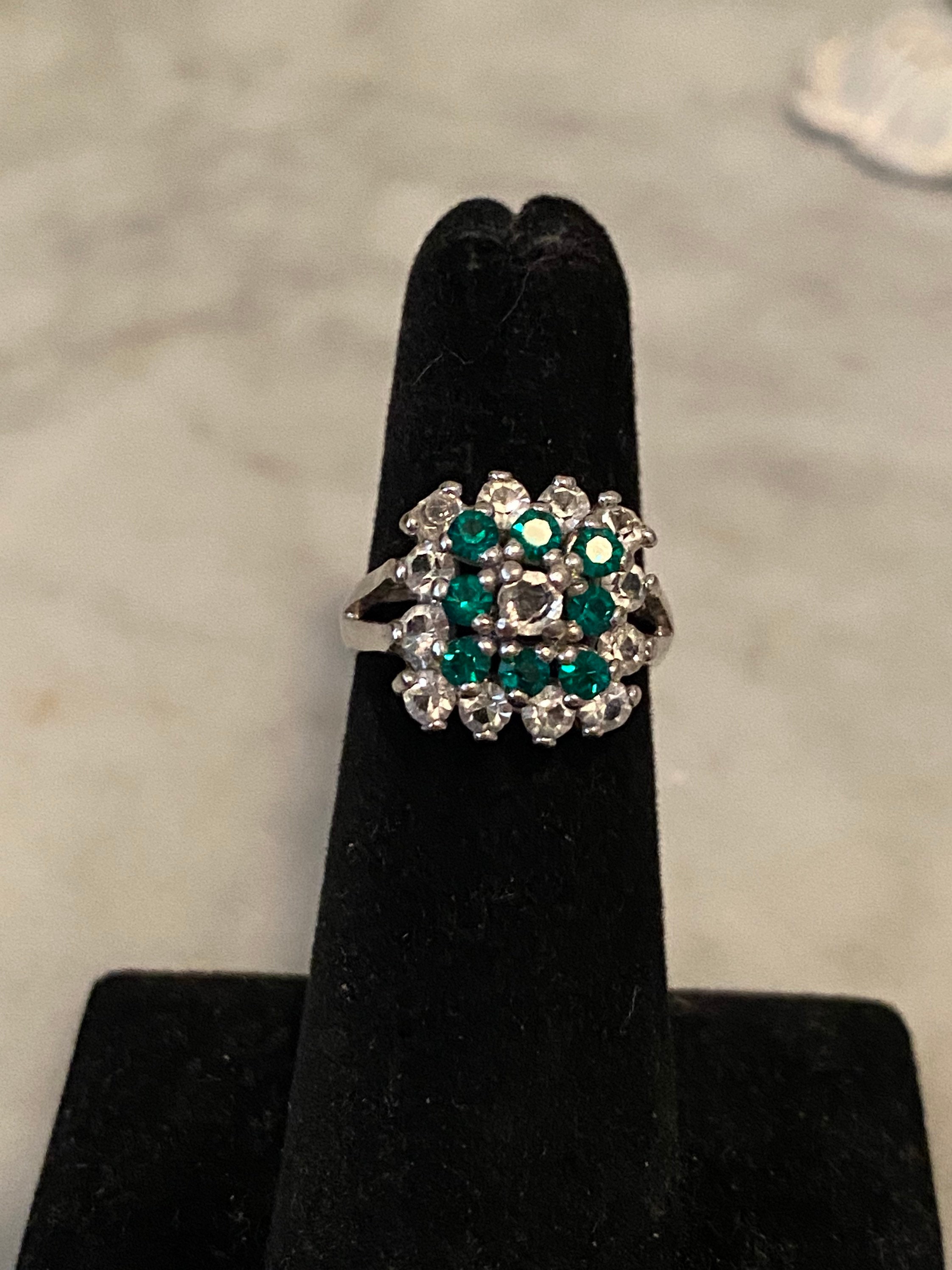 Vintage Uncas Ring EXCELLENT Condition C. 1940s Sz 5 gorgeous Faux ...