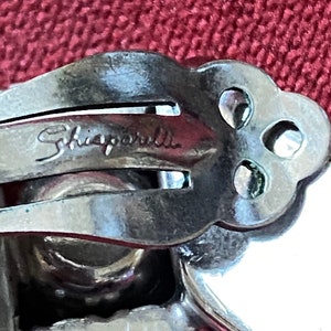 Elsa Schiaparelli Set Demi Parure Bracelet and Clip Earrings Very Good ...