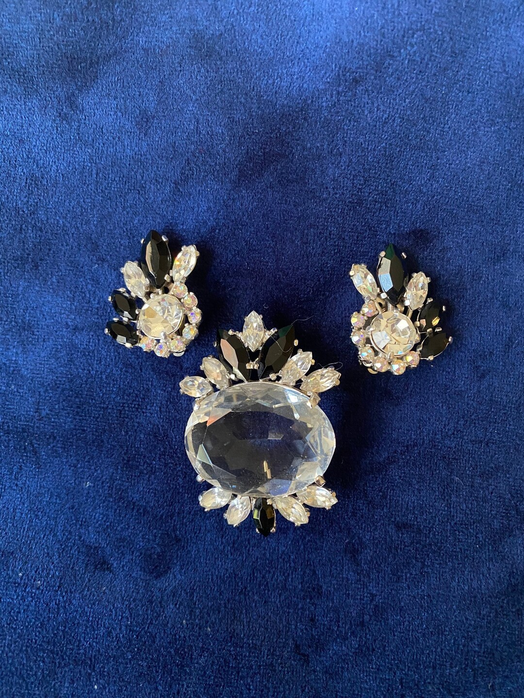 Elsa Schiaparelli Set Demi Parure- NEAR MINT- Brooch and Earrings ...