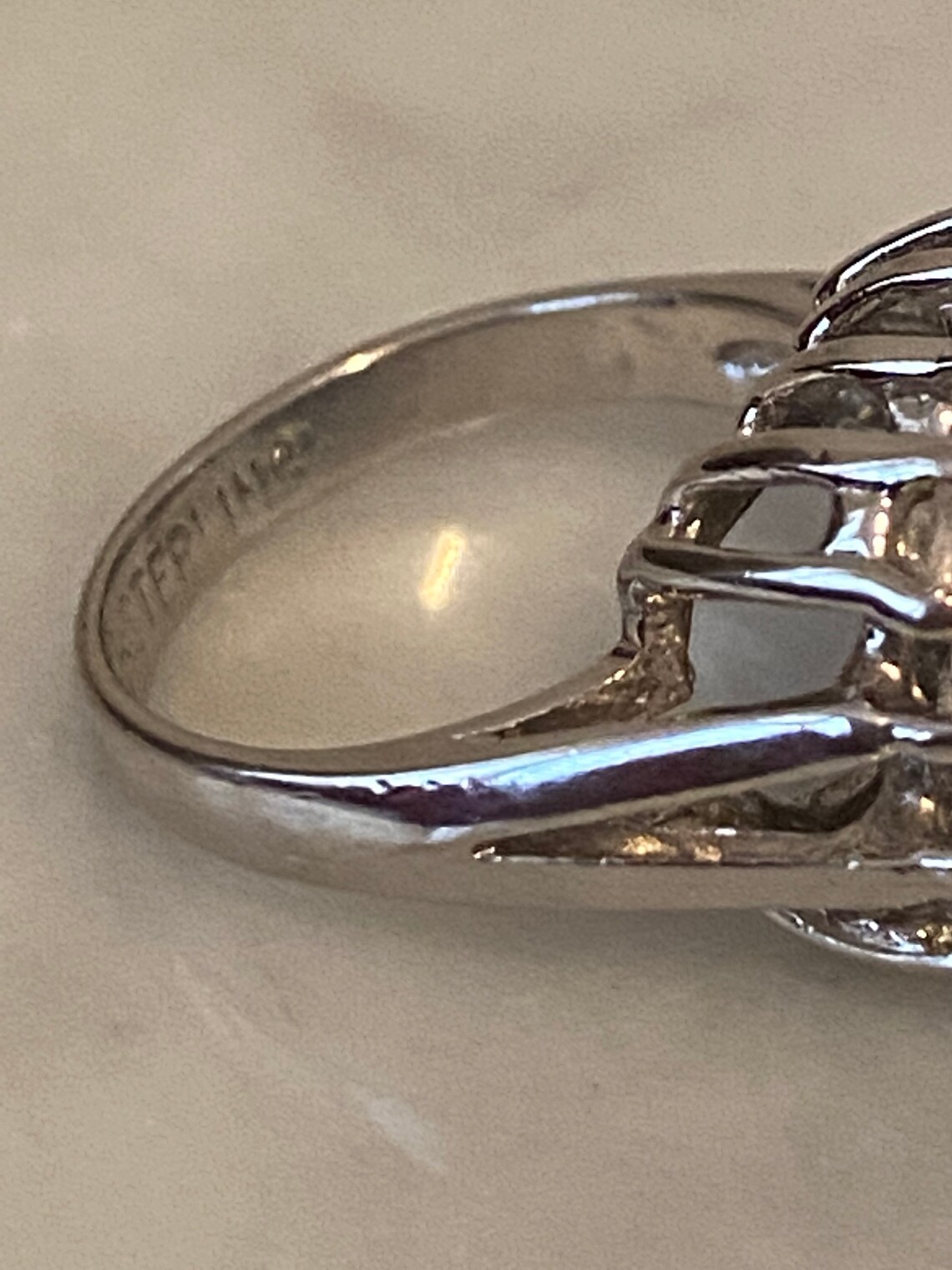 Vintage Uncas Ring - EXCELLENT Condition C. 1940s- Sz 5 -gorgeous Faux ...