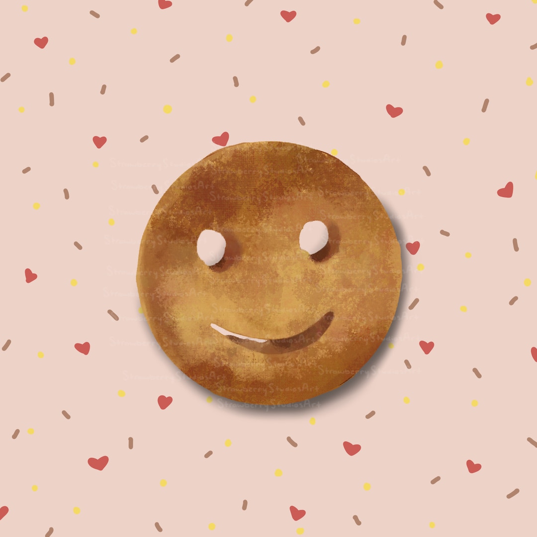 Smiley Fry Sticker - Etsy