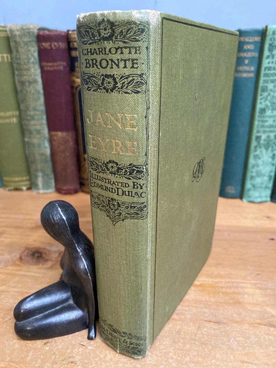 Jane Eyre by Charlotte Bronte, J. M. Dent & Sons, 1938 Reprint Edition - Illustrated by Dulac ...