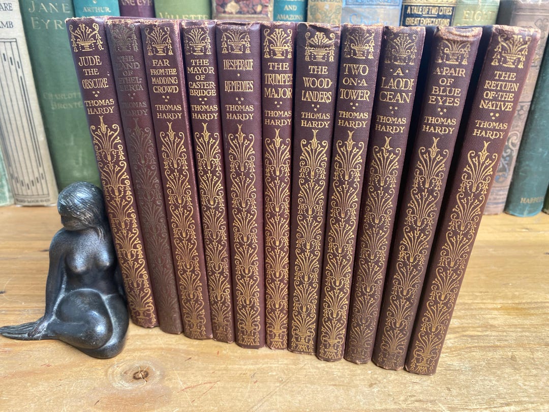 Antique Thomas Hardy Novel – 1920s Macmillan & Co. Edition, Wessex Map ...