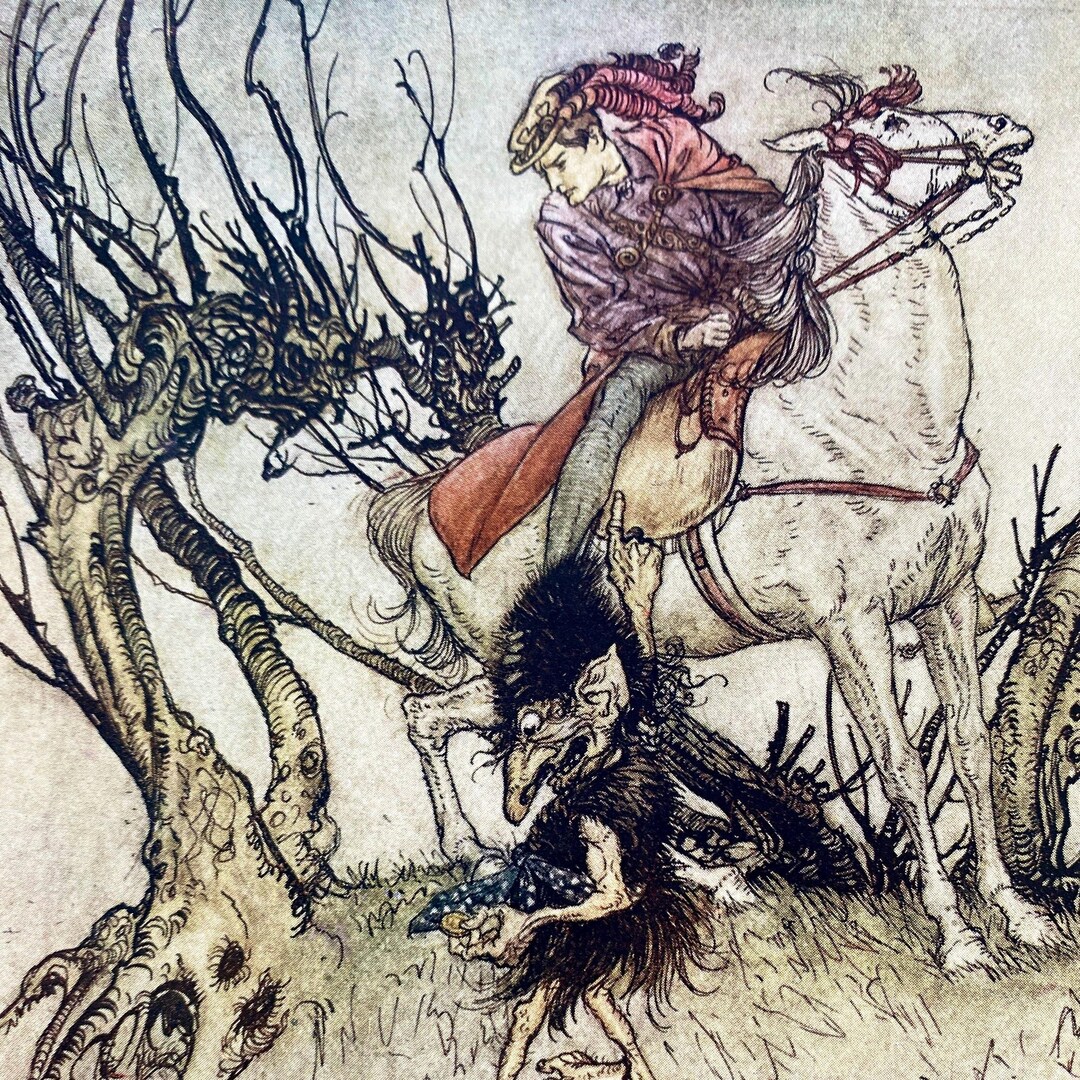 Arthur Rackham Undine Print, 1909 William Heinemann Edition - Etsy