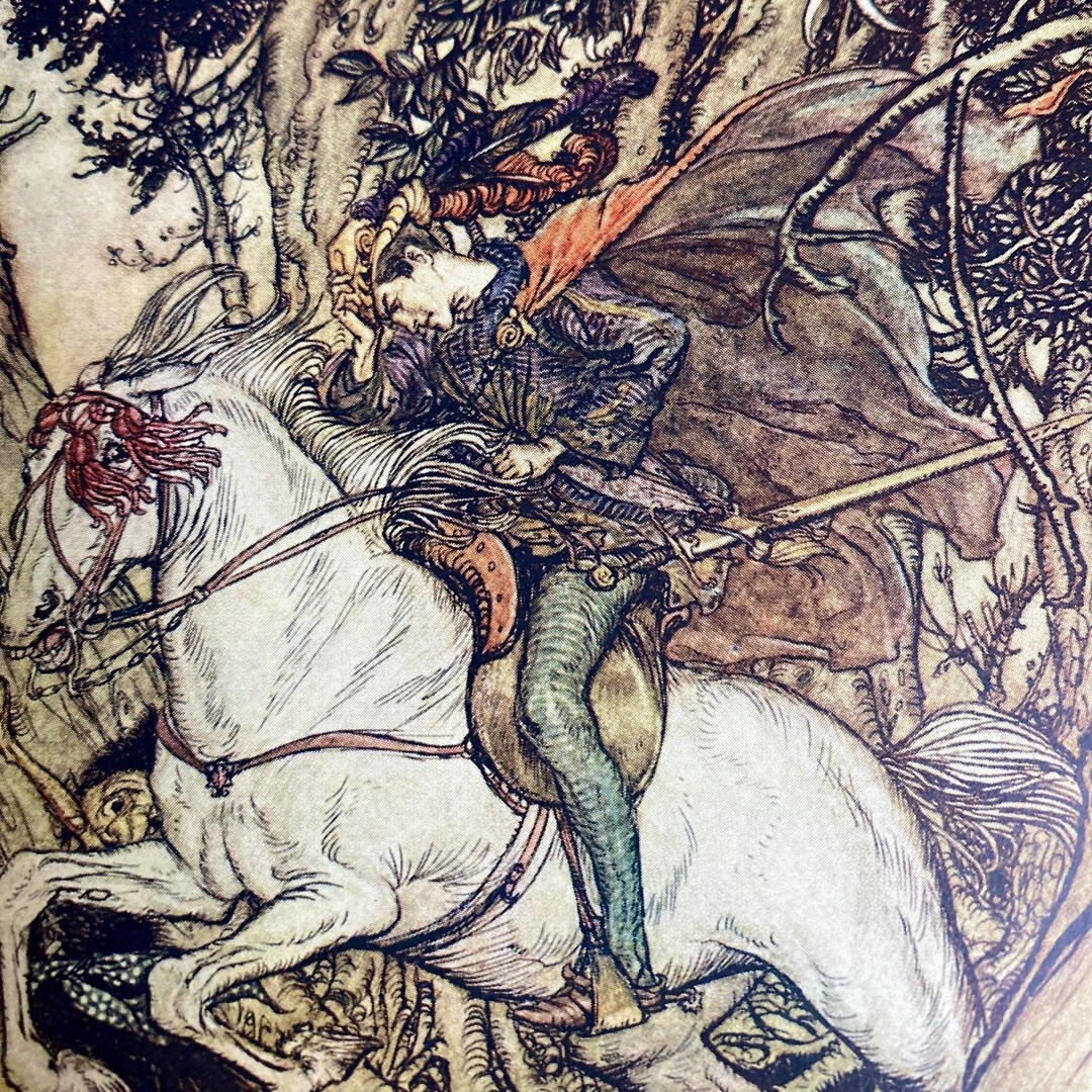 Undine Rare, Original Print - Illustrated by Arthur Rackham: Source ...