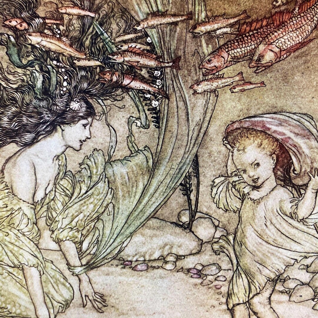 Undine Rare, Original Print - Illustrated by Arthur Rackham: Source ...
