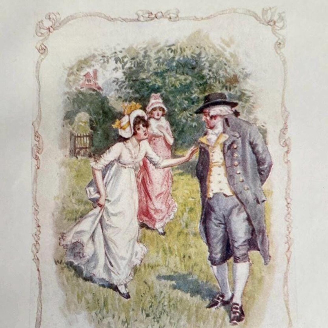 Pride and Prejudice Charles Brock Original Prints - Source J. M. Dent ...