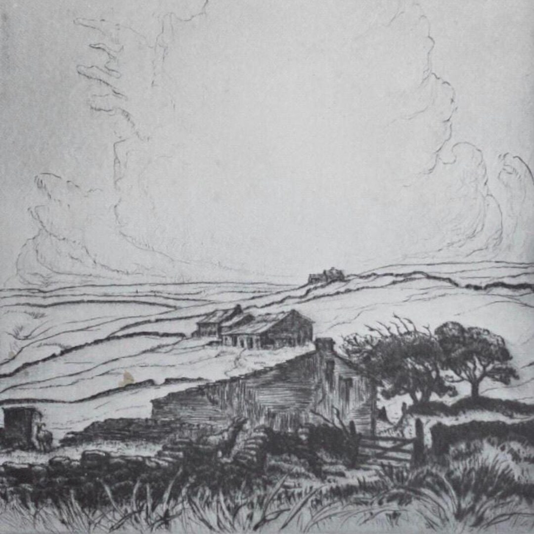 1924 Percy Smith Print – 'the Three Withens' & 'wuthering Heights ...
