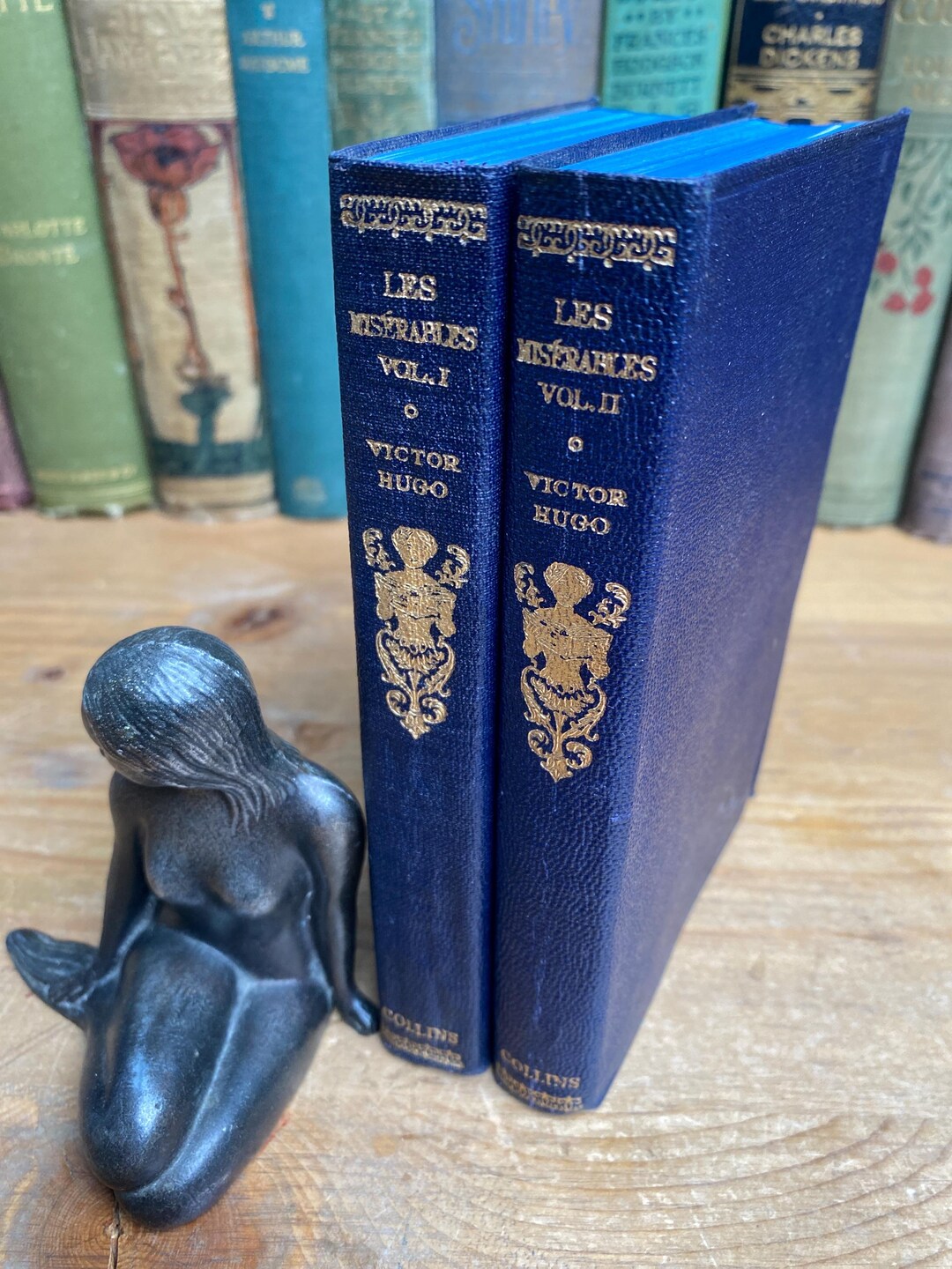 Vintage Les Miserables Book Set, Collins Clear-type Press, Eric Gill ...