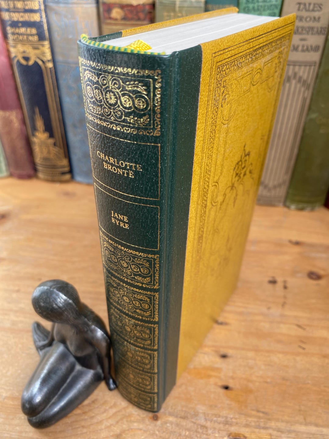 Jane Eyre, Heron Books, Gold Gilt Decorated, Illustrated Vintage Book ...