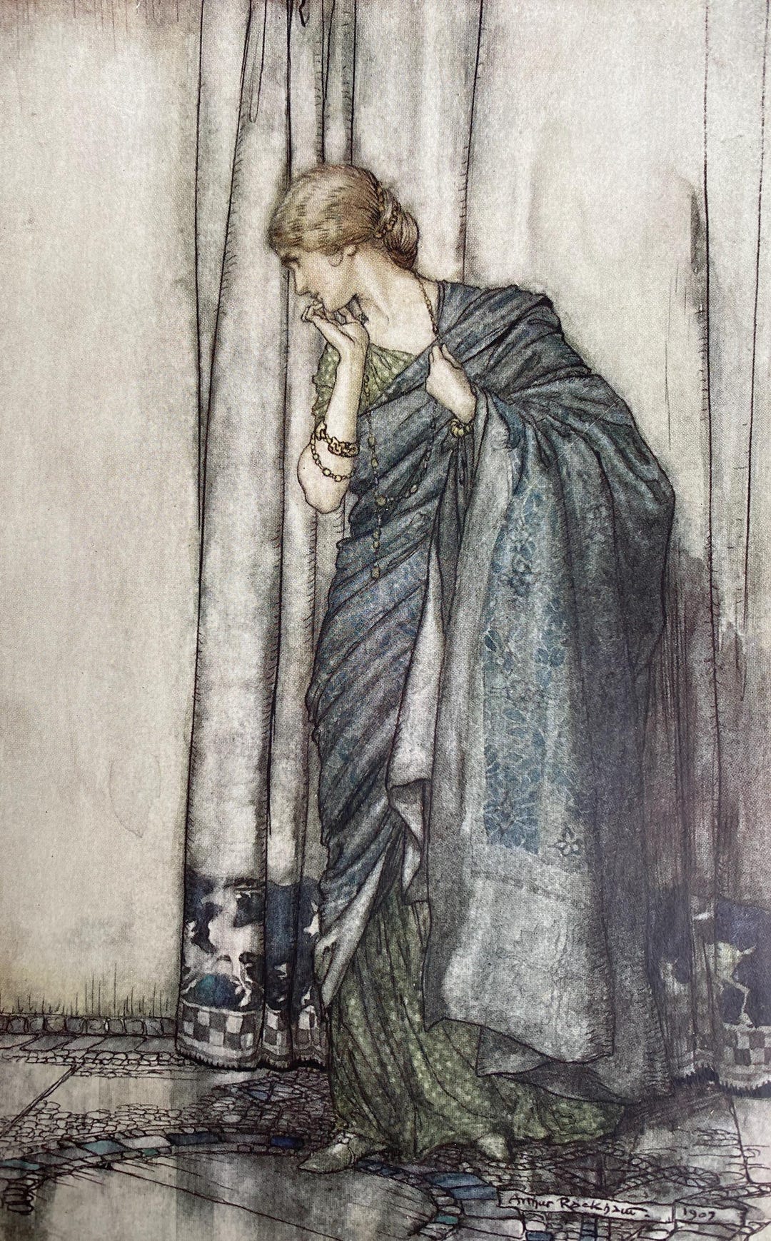 Helena, Original Print by Arthur Rackham: From 1917 Publication of ‘A ...