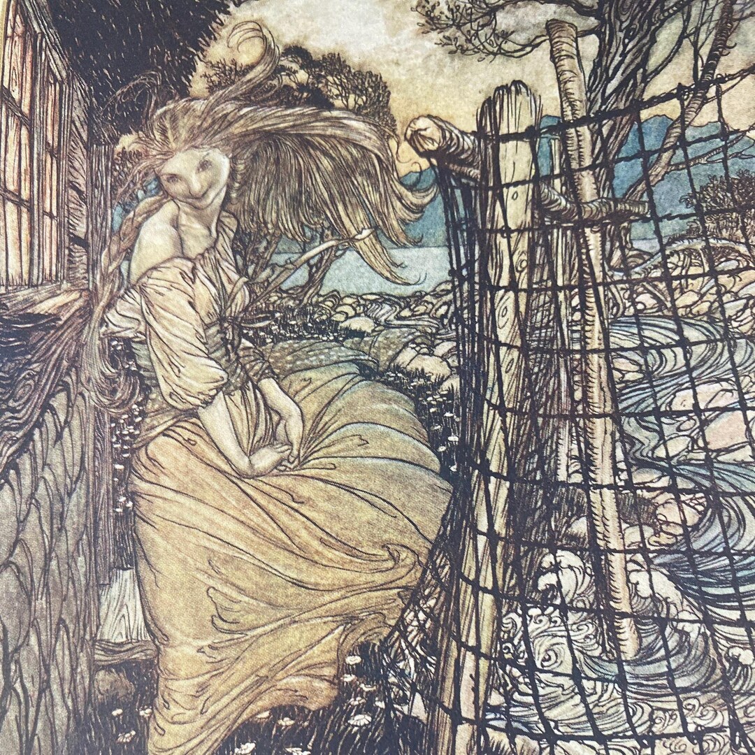 Arthur Rackham Undine Print, 1909 William Heinemann Edition - Etsy