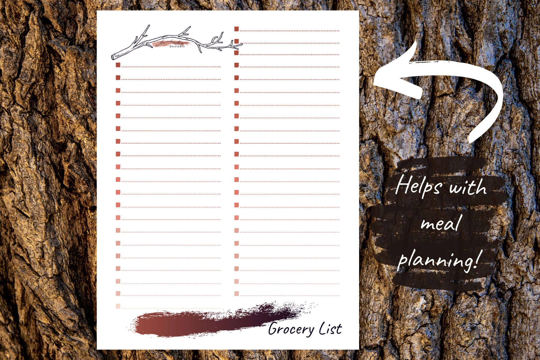 Grocery List Printables Two Shopping List Planners Grocery Store ...