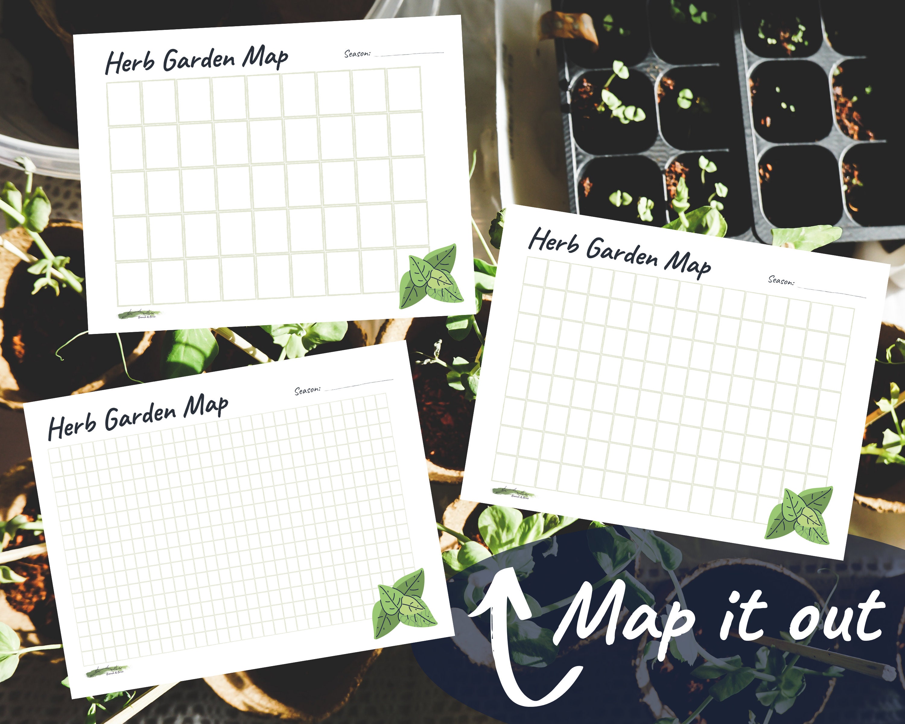 Herb Garden Planner Printable | Planting Calendar, Seed Inventory ...